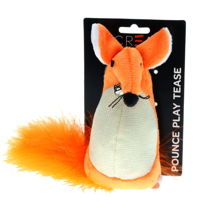 Scream Fatty Mouse Cat Toy Loud Orange** | Dog Town Pet Supplies